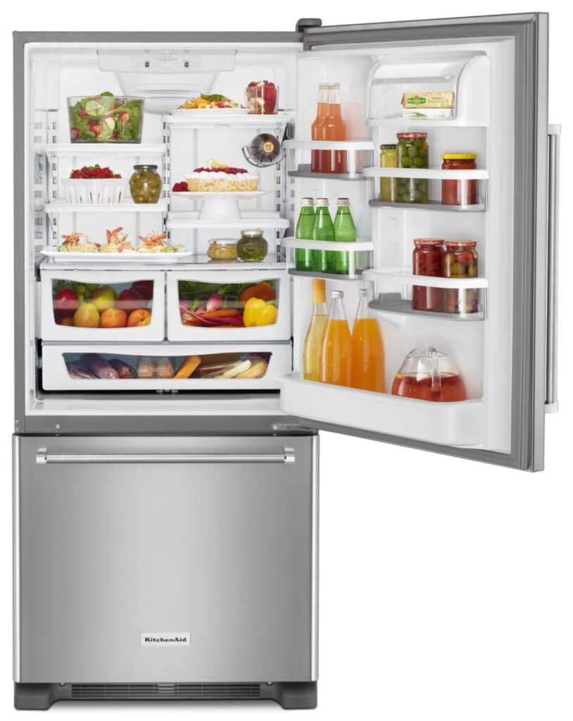 KitchenAid® 36” Refrigerator KRBR109ESS - Appliance Haus