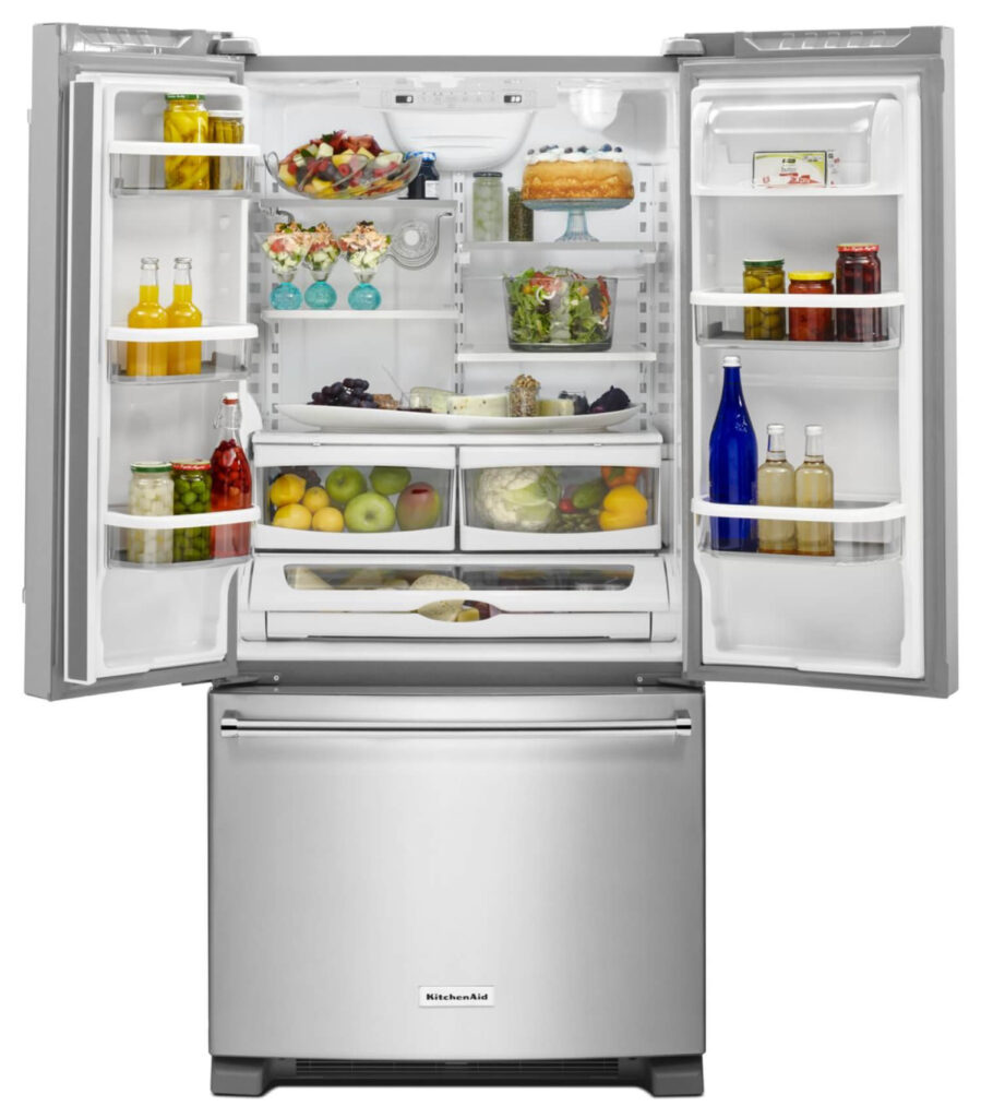 KitchenAid® 36” Refrigerator KRFC302ESS - Appliance Haus