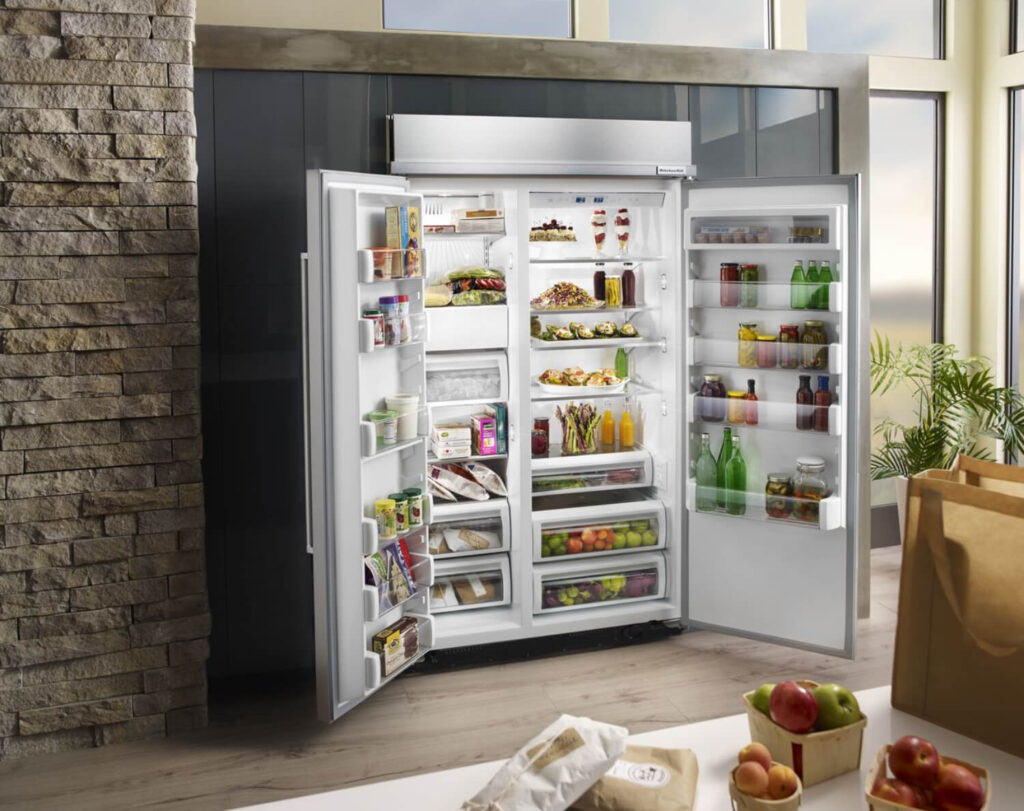 KitchenAid® 48” Refrigerator KBSD608ESS - Appliance Haus