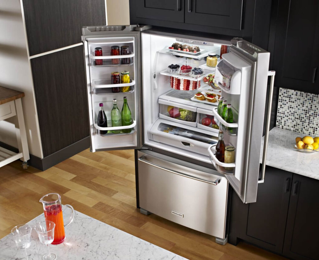 KitchenAid® 36” Refrigerator KRFF305ESS - Appliance Haus